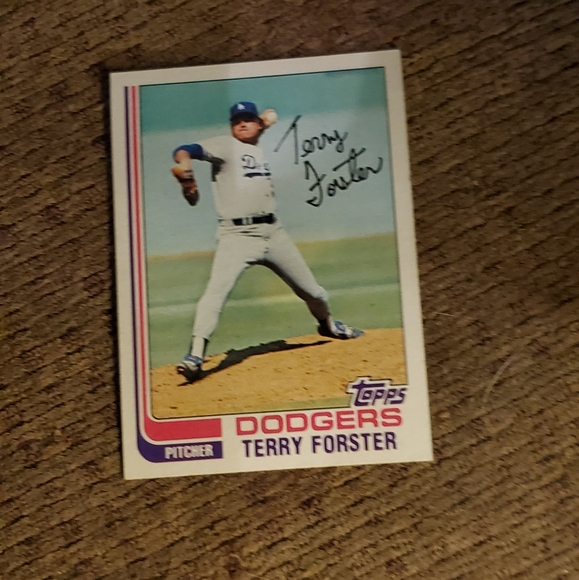 Other | Terry Forster Baseball Card | Poshmark